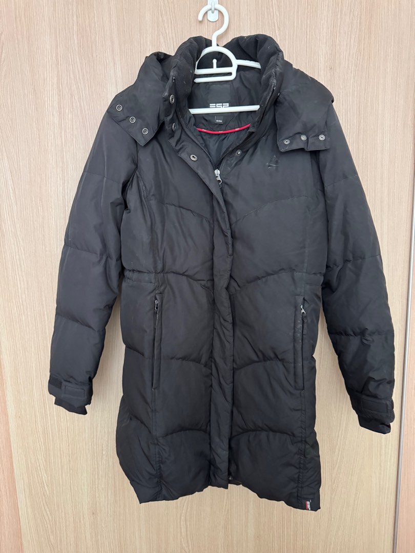 ESP Esprit Sports Black Puffer Jacket, Women's Fashion, Coats, Jackets ...