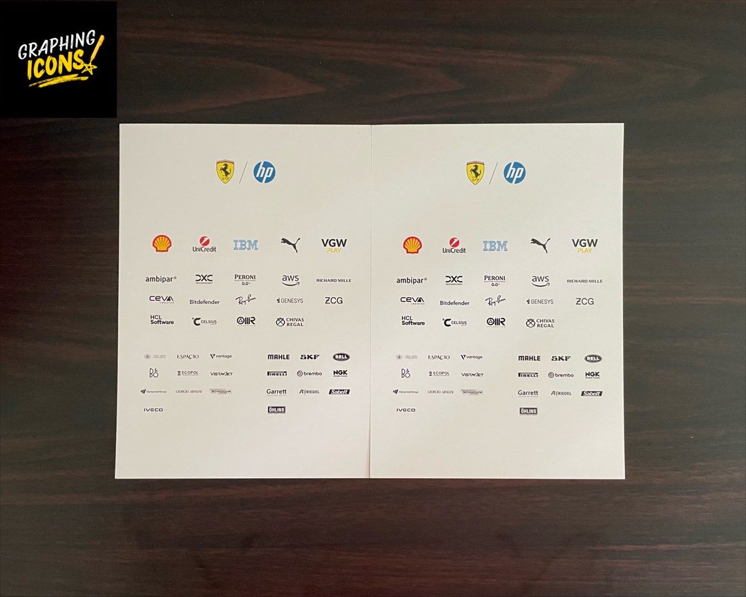 F1 Official 2025 Ferrari Rare Driver Cards - Lewis Hamilton & Charles ...