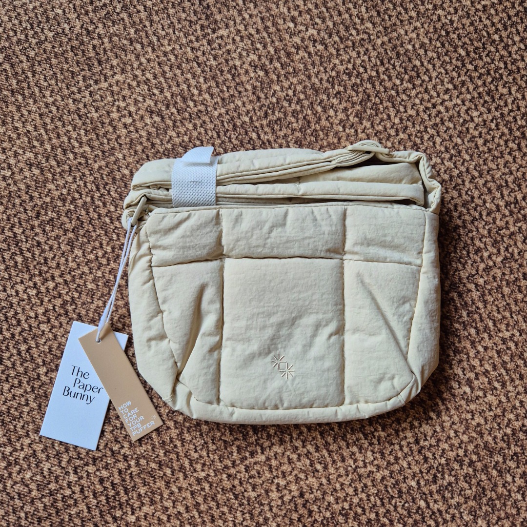 (FREE TRACKED MAIL) TPB Puffer Mini Swing - Brie (Yellow Beige), Women ...