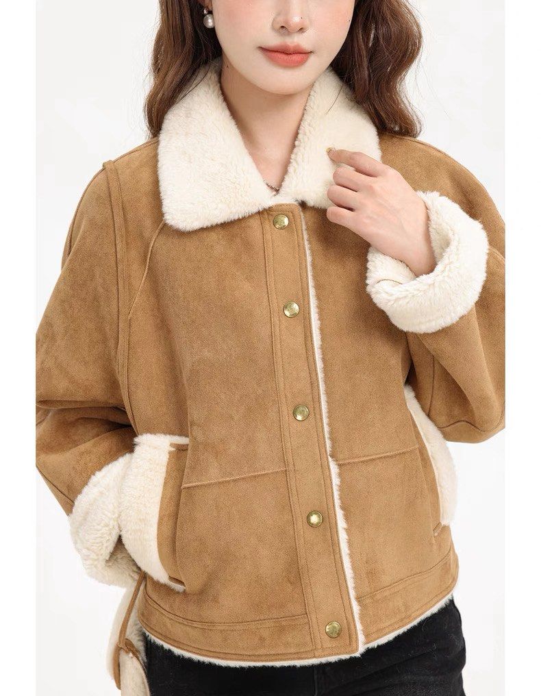 2 layers Furry Jacket LET GO (Only wear once), Women's Fashion, Coats ...