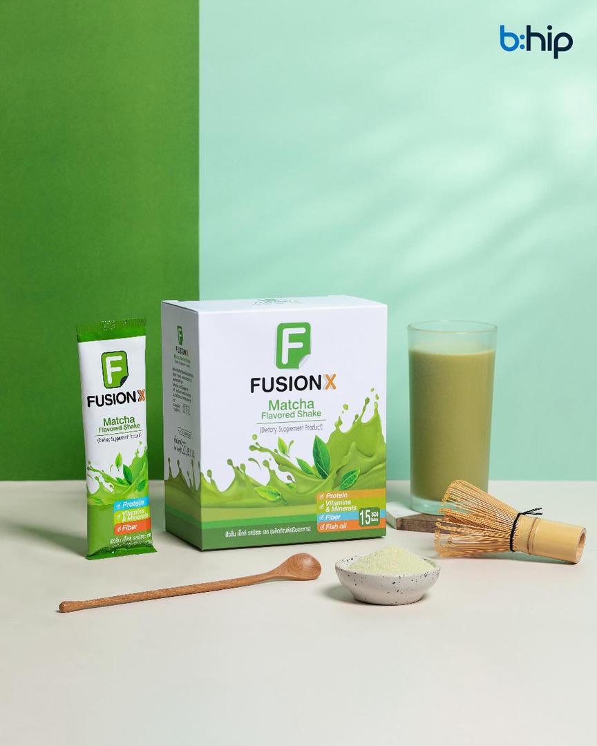 Fusion X Matcha Flavored Shake, Health & Nutrition, Health Supplements ...