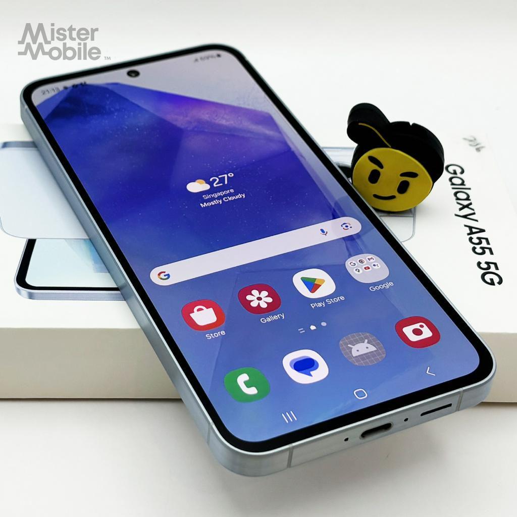 Galaxy A55 5G 128GB Awesome Iceblue, Mobile Phones & Gadgets, Mobile ...