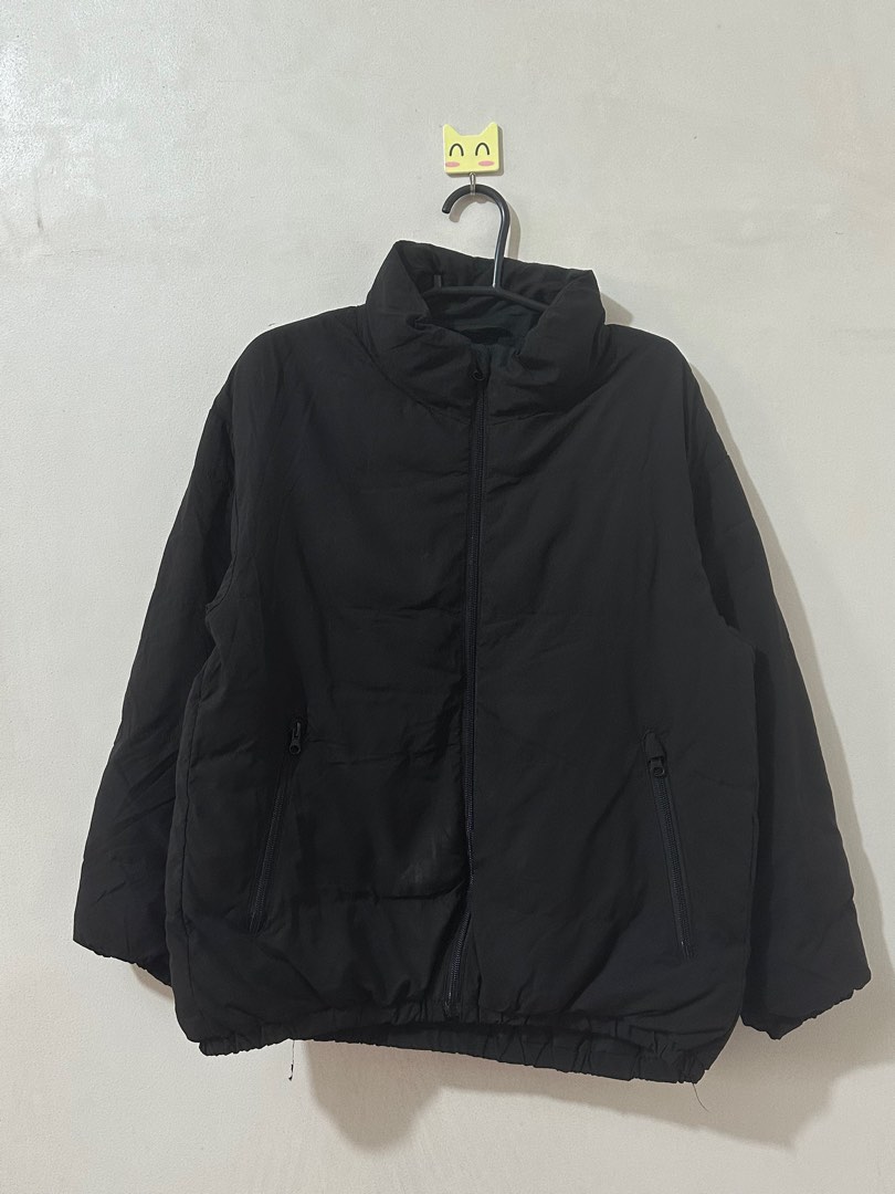 GU Black Puffer Jacket Women Small or Kids 150, Women's Fashion, Coats ...