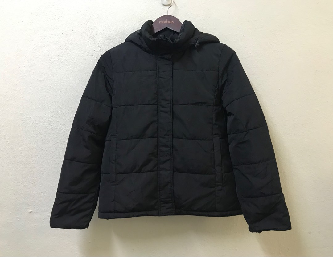 GU Down Puffer Jacket (women) Black, Women's Fashion, Coats, Jackets ...