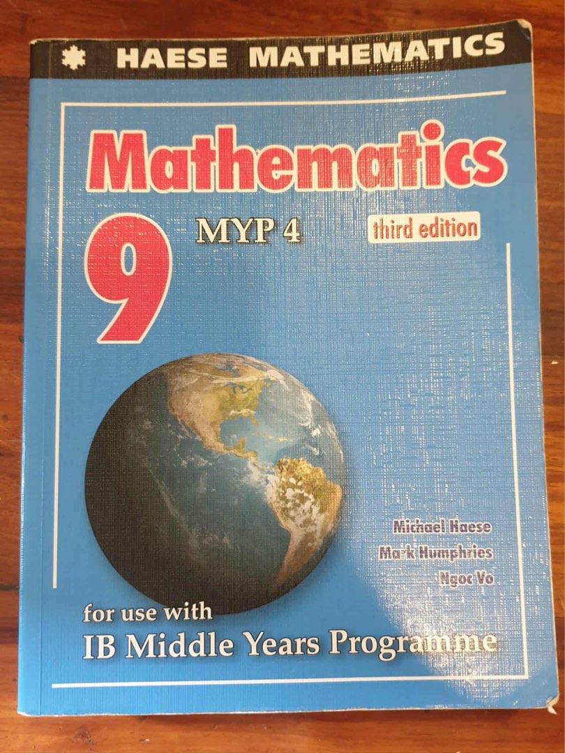 Haese Mathematics MYP 4 Third Edition, Hobbies & Toys, Books ...