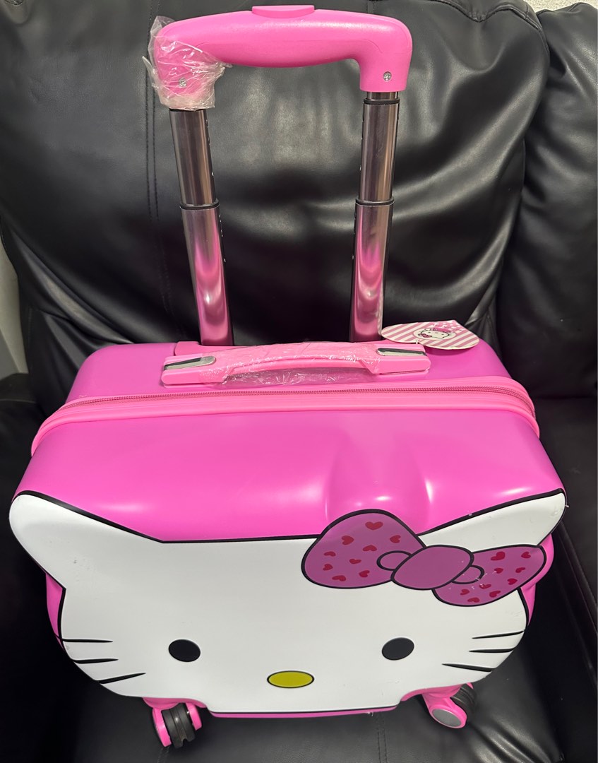 Hello Kitty Luggage Trolley for Kids, Hobbies & Toys, Travel, Luggage ...