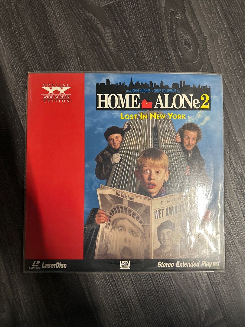 Home Alone 2: Lost in New York LaserDisc, Hobbies & Toys, Music & Media ...