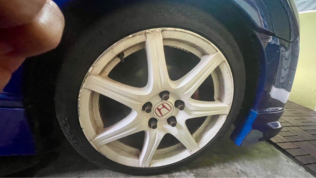 Honda civic fn2r type r 18 inch sport rims original made in japan ...