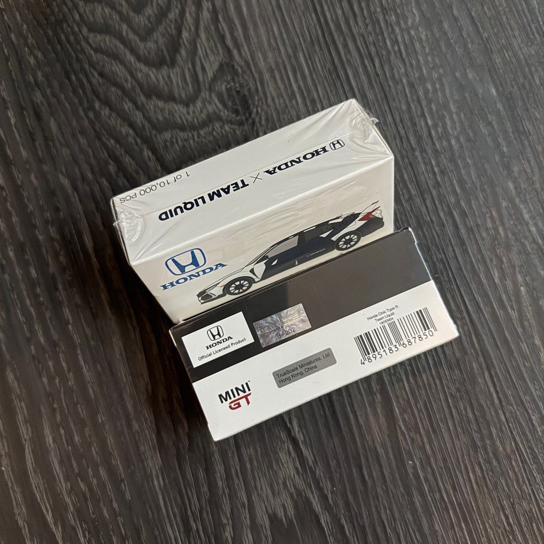 [HONDA X TEAM LIQUID] Mini GT Honda Civic Type R Team Liquid #19OEM04 ...