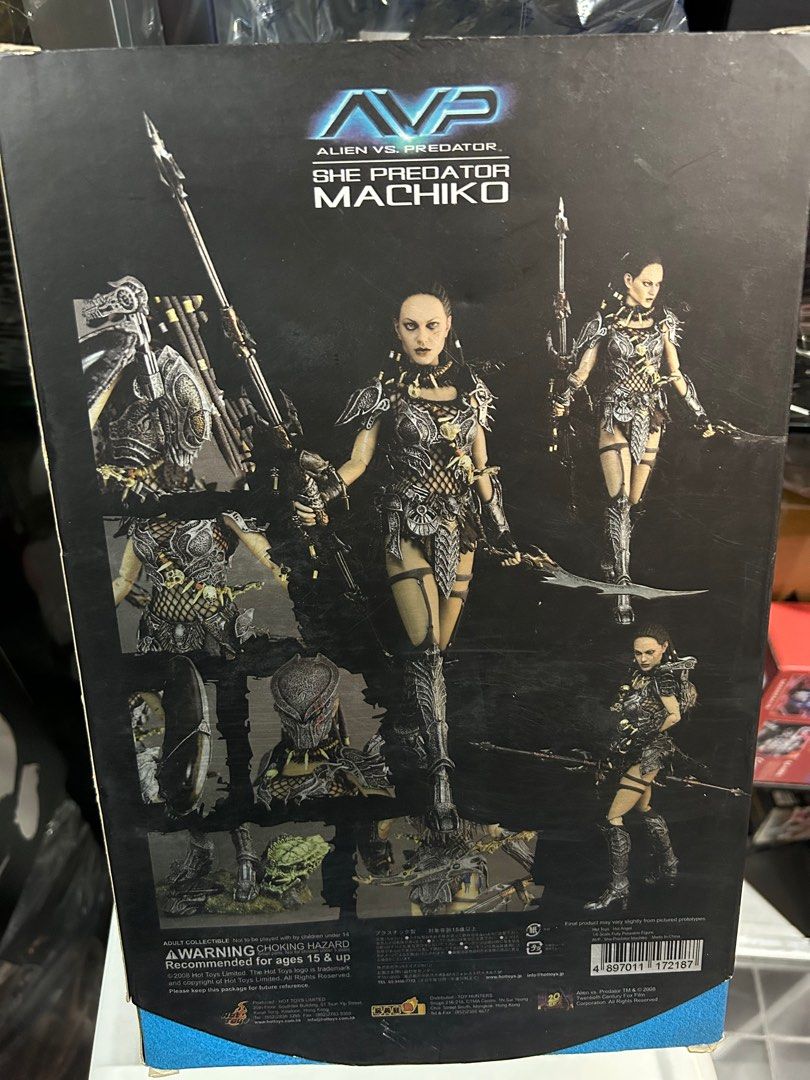 Hot Toys 1/6 HAS001: AVP Alien VS Predator She Predator Machiko ...