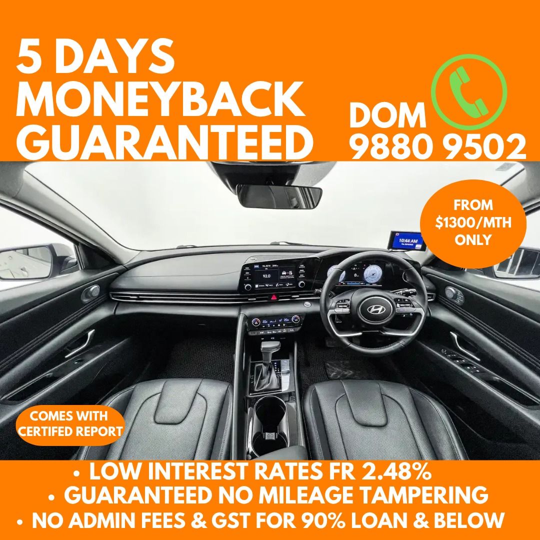 Hyundai Avante Hybrid Elite Sunroof, Cars, Used Cars on Carousell