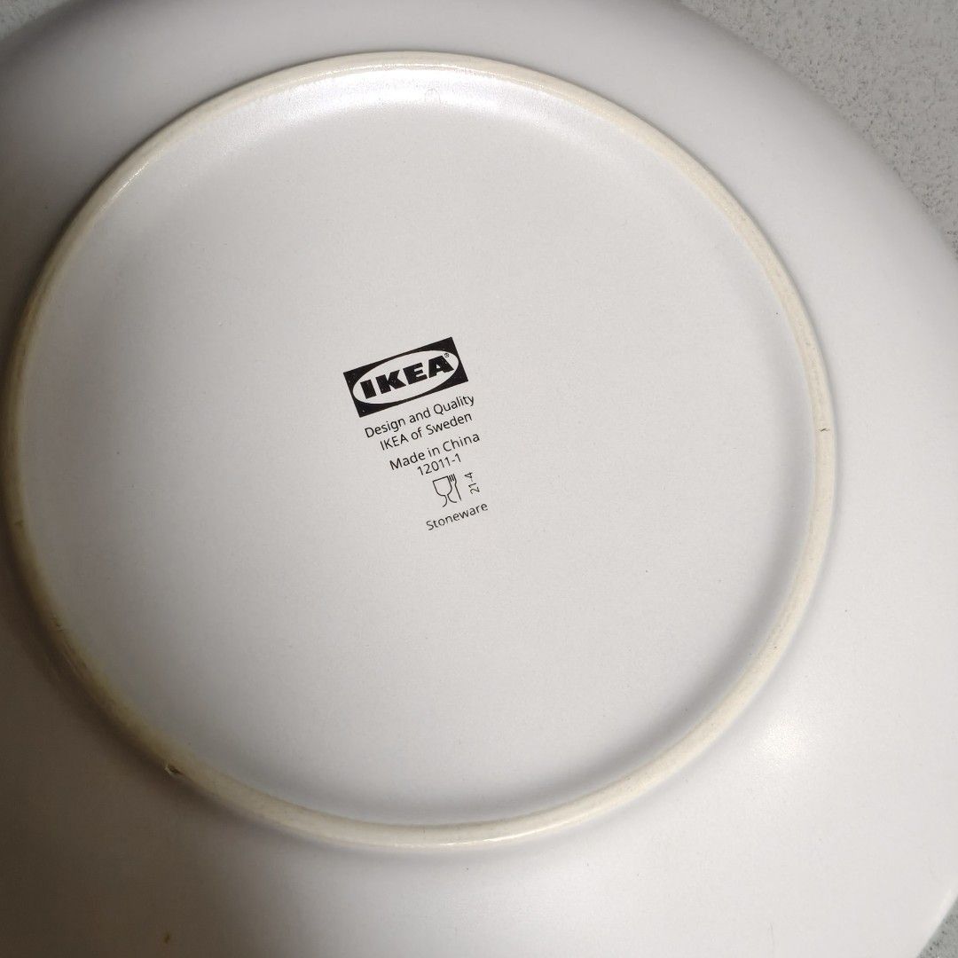IKEA Ceramic Plates and Bowls, Furniture & Home Living, Kitchenware ...
