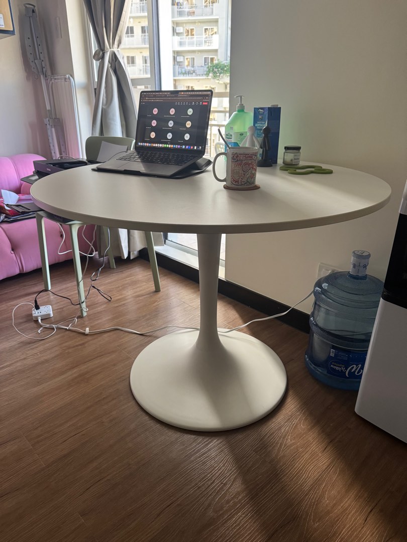 IKEA DOCKSTA Round Table, Furniture & Home Living, Furniture, Tables ...