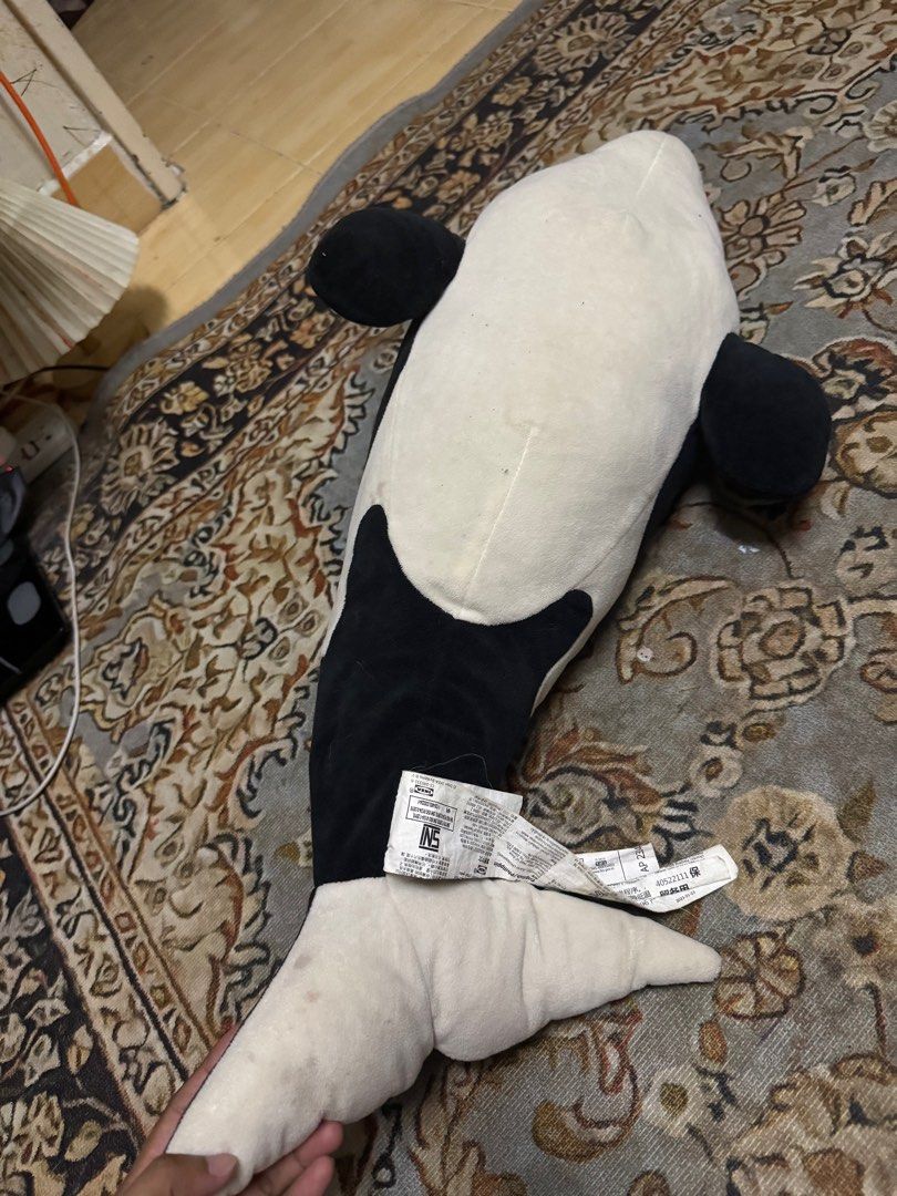 IKEA Orca Whale Plush Toy, Hobbies & Toys, Toys & Games on Carousell