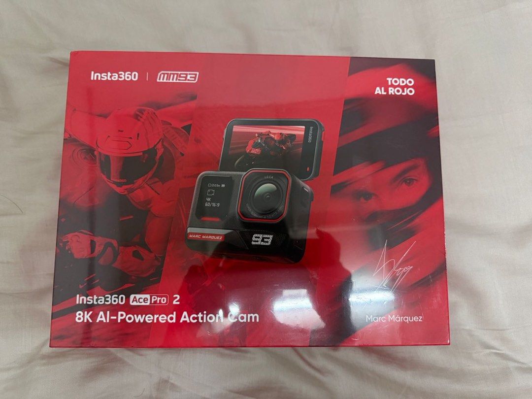 Insta360 Ace Pro 2 Marc Marquez, Photography, Video Cameras on Carousell