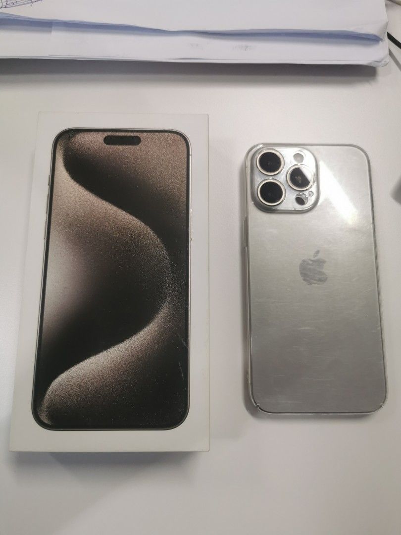 iPhone 15 Pro Max Natural Titanium 512GB, Mobile Phones & Gadgets ...