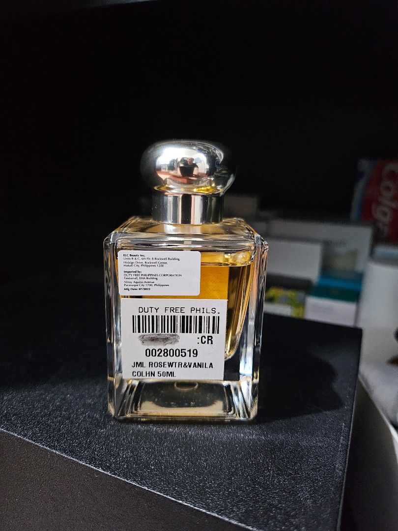 Jo Malone Rose Water & Vanilla Cologne 50ml, Beauty & Personal Care ...