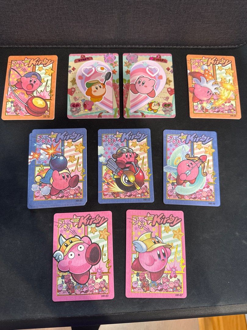 Kirby Collectible Cards, Hobbies & Toys, Toys & Games on Carousell