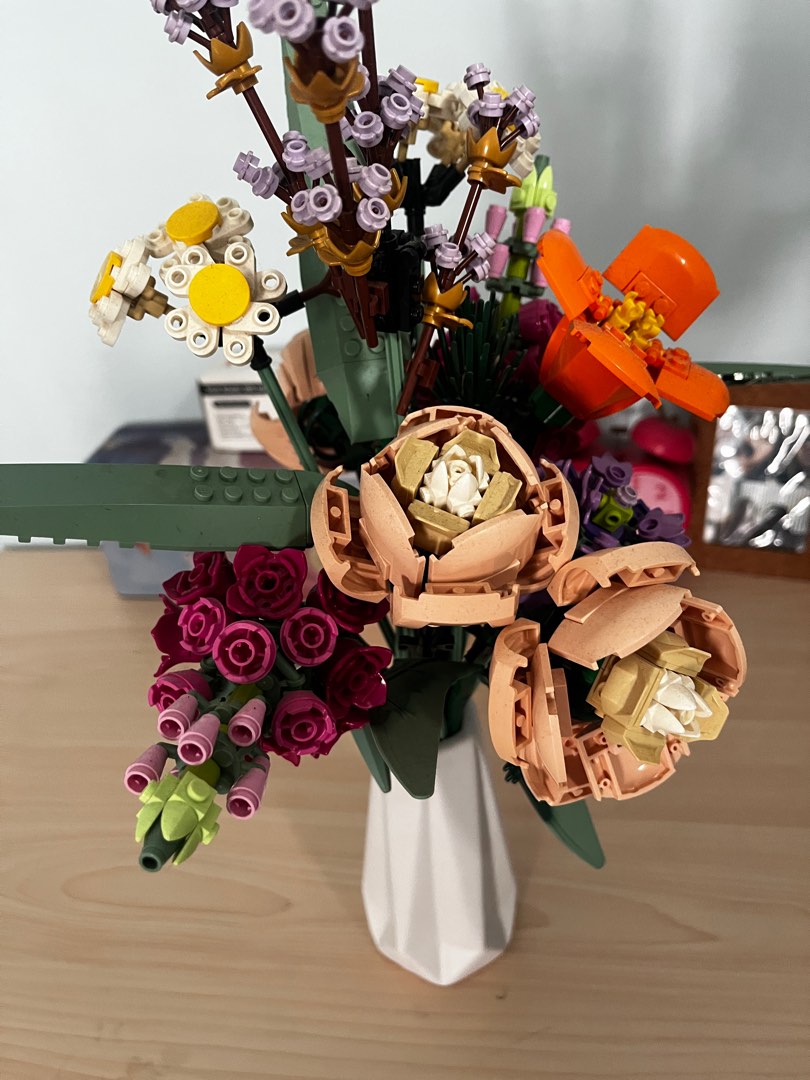 LEGO Flower Bouquet Set - Completed, Hobbies & Toys, Toys & Games on ...
