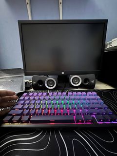 Techware Phantom+ Elite White Rgb TKL 87 key Mechanical Keyboard With ...