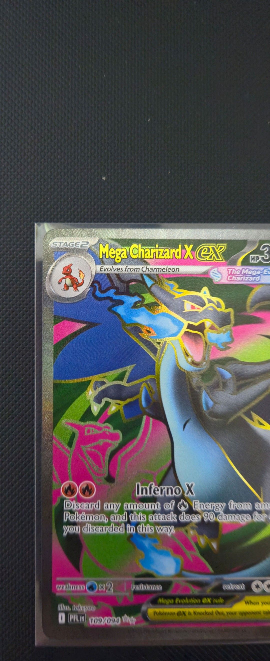 Mega Charizard X EX Full Art - ME02, Phantasmal Flames, Hobbies & Toys ...