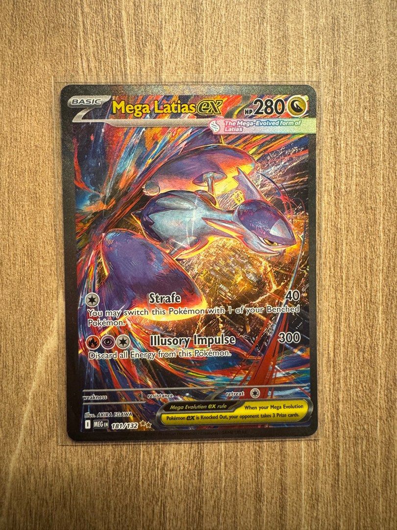 WTS/WTT Mega Latios ex SIR Mega Evolutions Base ME01 Pokemon Card ...