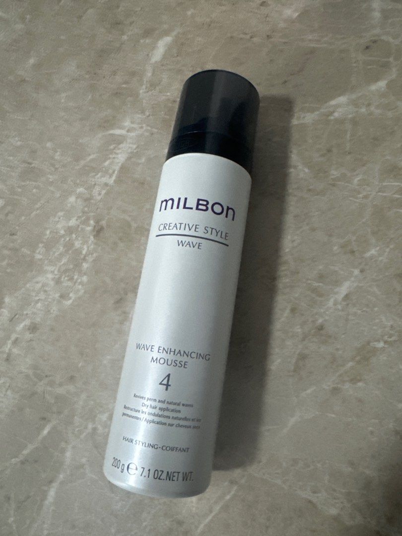 Milbon Creative Style Wave Enhancing Mousse 4, Beauty & Personal Care ...