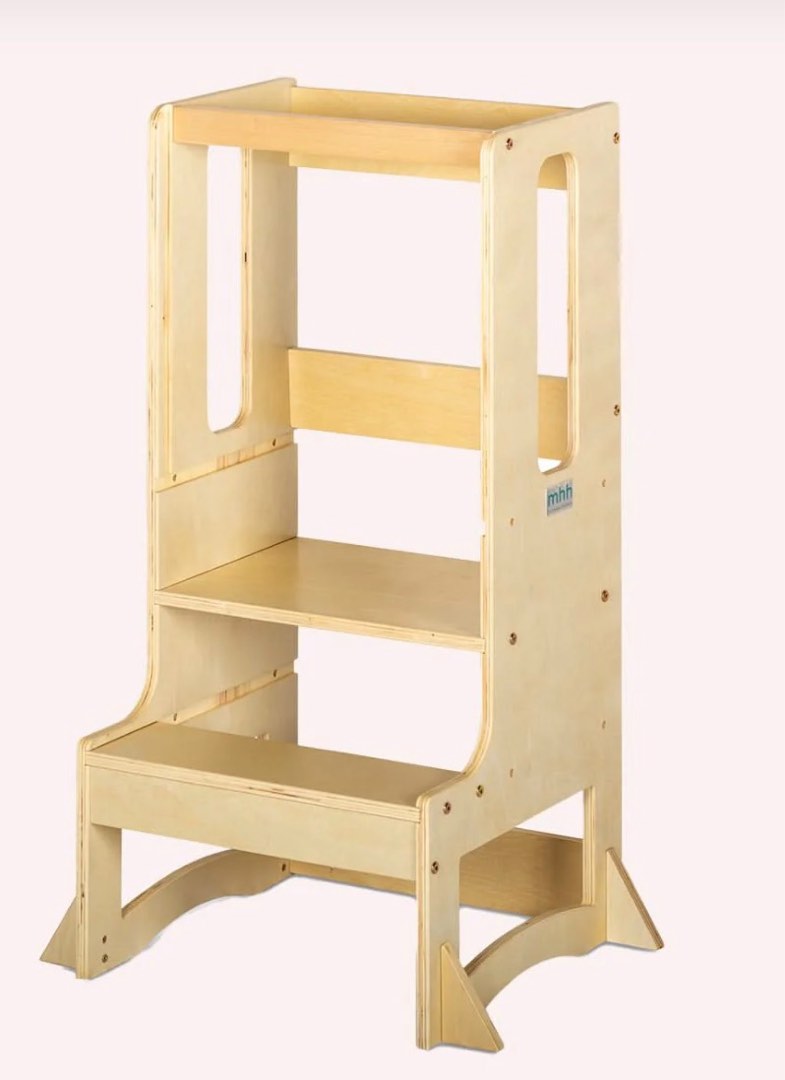 My Happy Helper Solid Wood Learning Tower Montessori, Babies & Kids ...