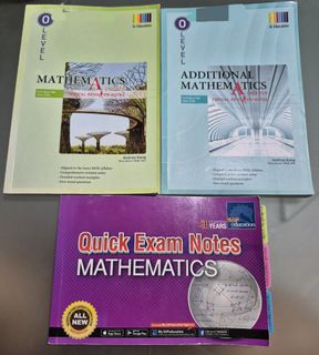 O Level A Math Math Digest Notes, Hobbies & Toys, Books & Magazines ...