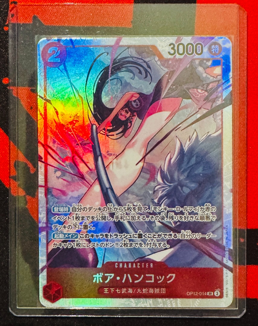One Piece Card Game - Boa Hancock OP12-014 Japanese Legacy of the Master SR, Hobbies & Toys ...
