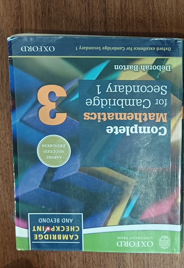 Oxford Complete Mathematics for Cambridge Secondary 1, Hobbies & Toys ...