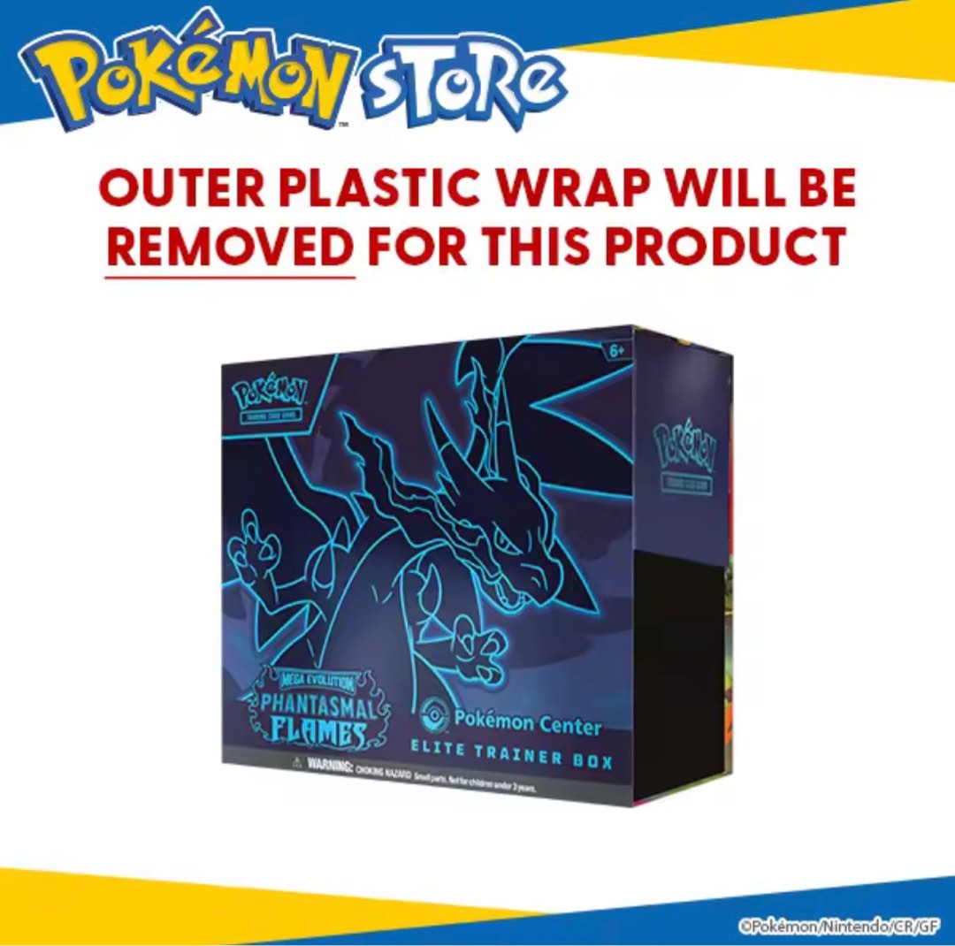 Pokemon Center Mega Evolution Phantasmal Flames ETB, Hobbies & Toys ...