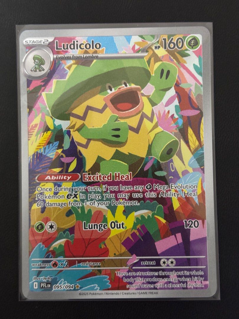 Pokemon English Phantasmal Flames Ludicolo IR 095/094, Hobbies & Toys ...