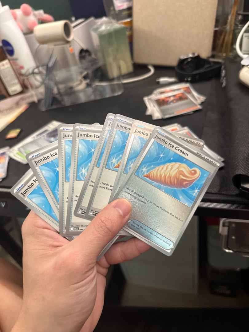 Pokemon Jumbo Ice Cream Trainer Cards, Hobbies & Toys, Toys & Games on ...