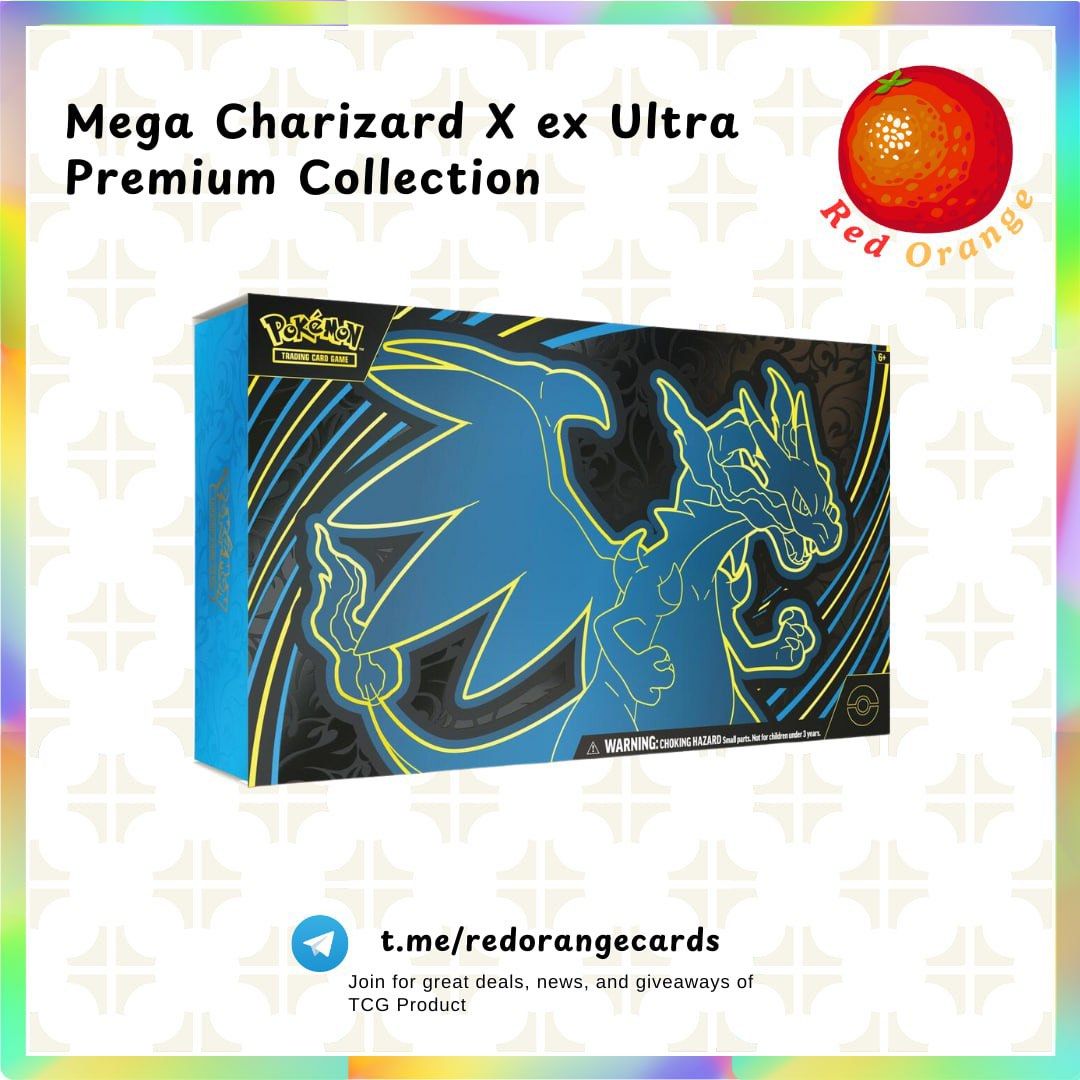 Pokemon Mega Charizard X ex Ultra Premium Collection UPC, Hobbies ...