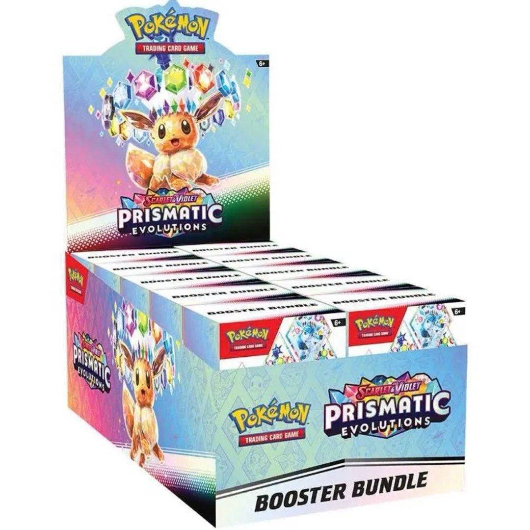 Pokemon Scarlet & Violet Prismatic Evolutions Booster Bundle Inner Case ...