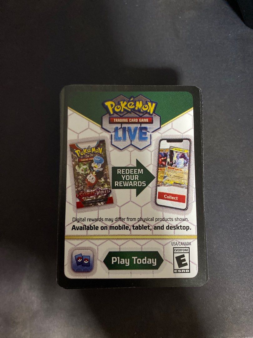 Pokémon TCG Live Code Cards, Hobbies & Toys, Toys & Games on Carousell
