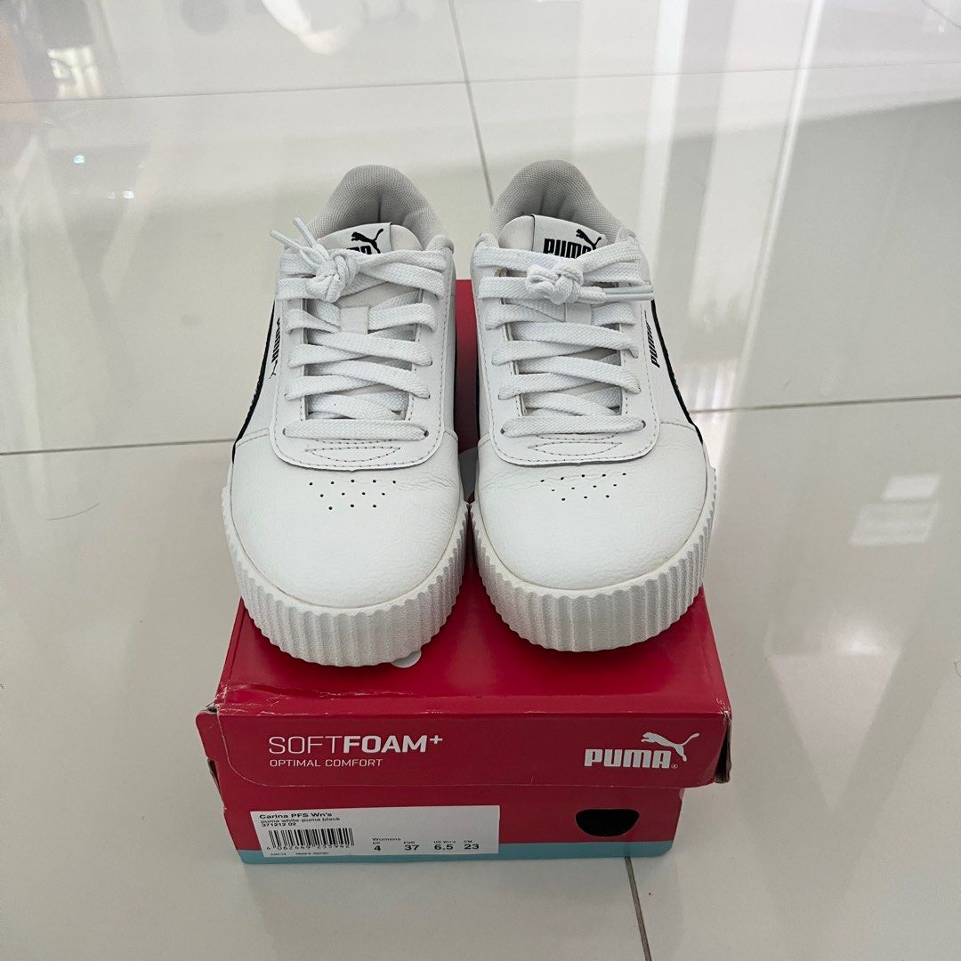 PUMA CARINA PFS SIZE 37, Women's Fashion, Footwear, Sneakers on Carousell