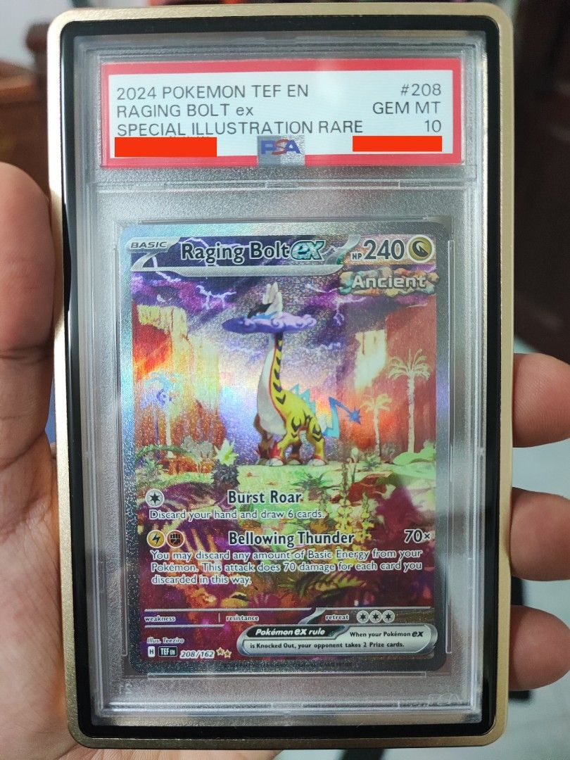 Raging Bolt ex 208 EN PSA 10 - Temporal Forces, Hobbies & Toys, Toys ...