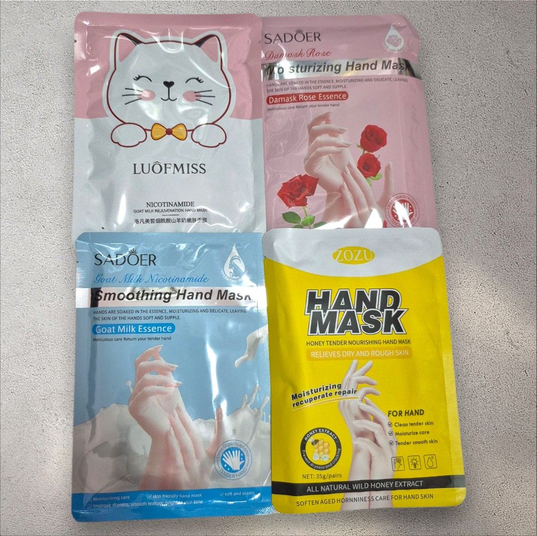 SADOER/ ZOZU/ LUOFMISS hand mask, Beauty & Personal Care, Hands & Nails ...