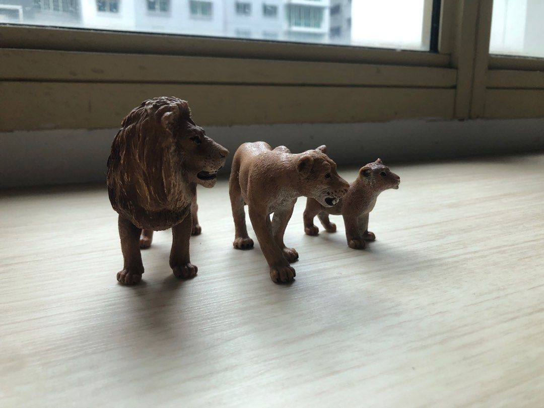 Schleich Lion Family Set, Hobbies & Toys, Toys & Games on Carousell