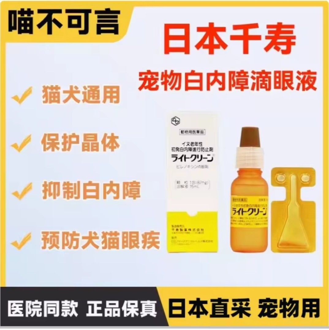 Senju Light Clean Eye Drops for Dogs and Cats, Pet Supplies, Health ...