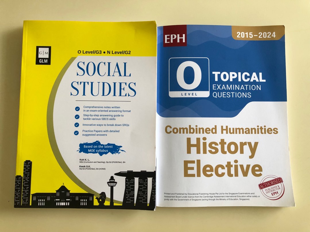 Social Studies, Elective History, Chinese, Maths : TYS, practice books ...
