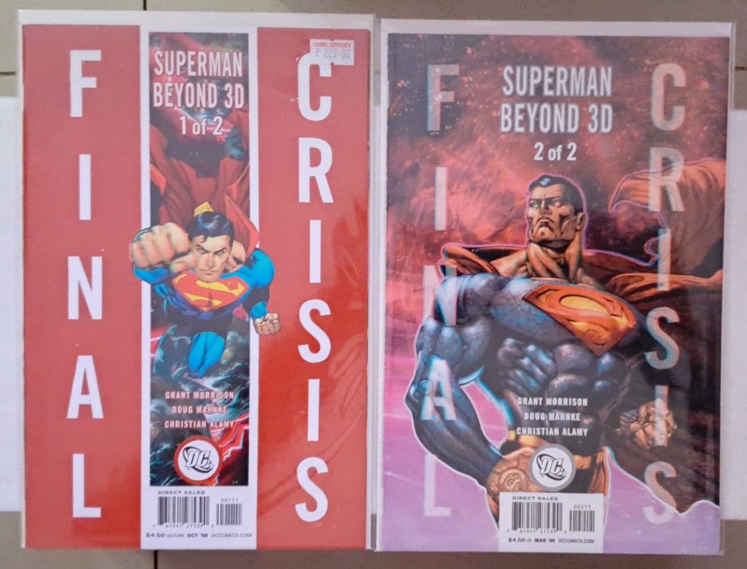 Superman Beyond 3D Final Crisis Comic Book Set, Hobbies & Toys, Books ...