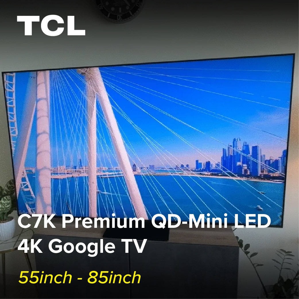 TCL C7K Premier QD Mini LED 4K TV | Smart |Google Tv | Available Size ...