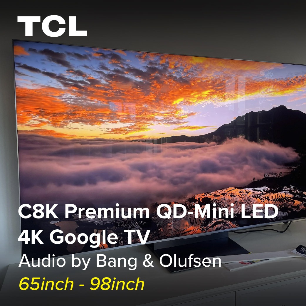 TCL C8K Mini LED 4K TV | Smart |Google Tv | Available Size: 65 75 85 98 ...
