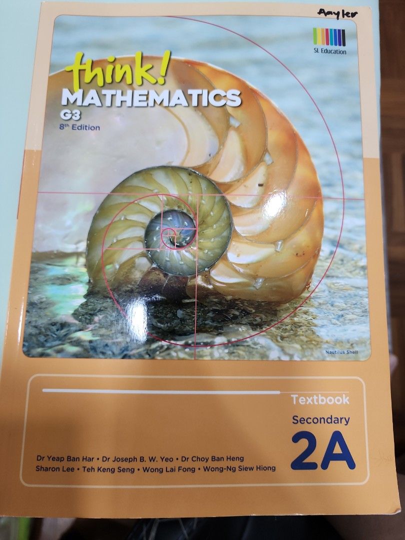 Think Mathematics G3 Textbook 2a Hobbies Toys Books Magazines