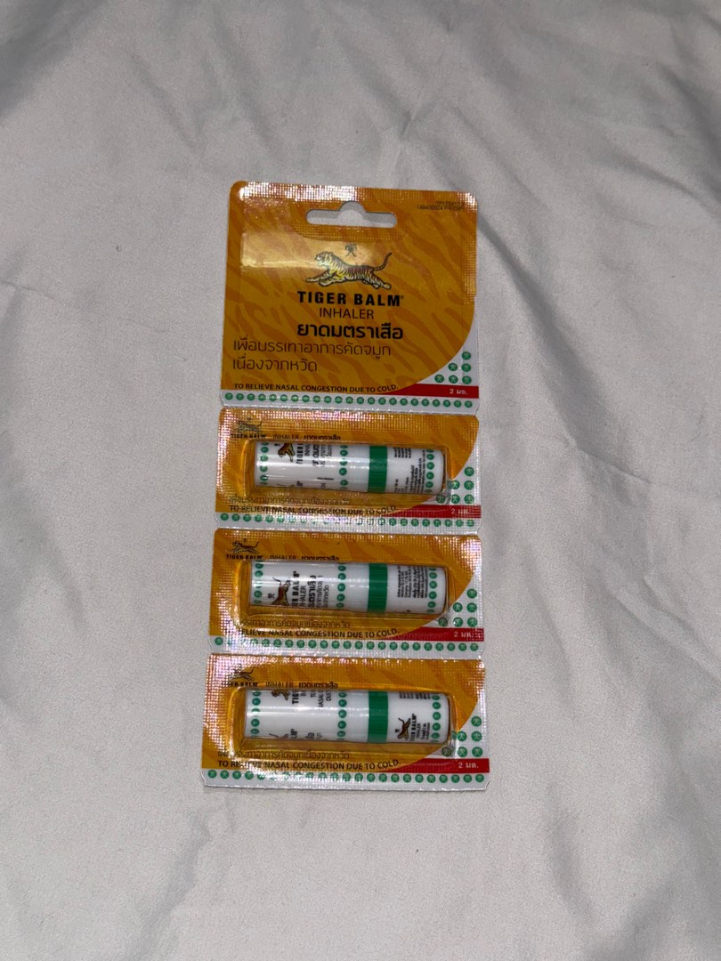 Tiger Balm Inhaler, Health & Nutrition, Massage Devices on Carousell