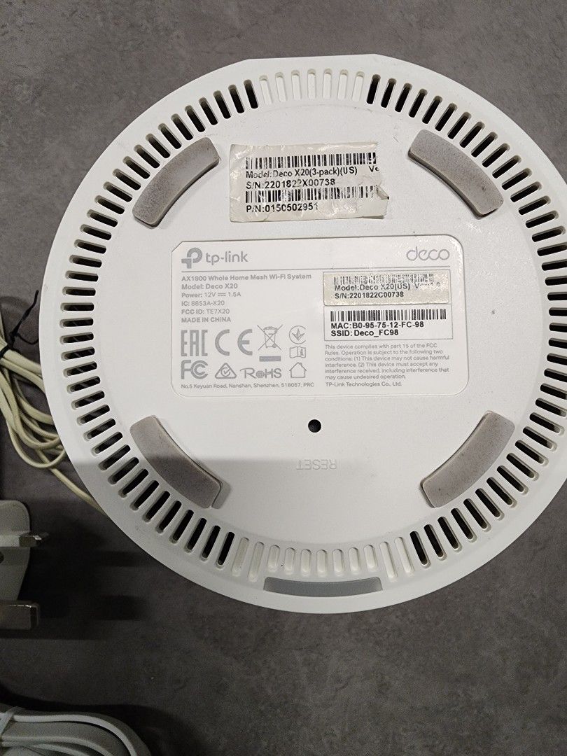 TP-Link Deco x20 AX1800 Mesh WiFi System ( 1 node only), Computers ...