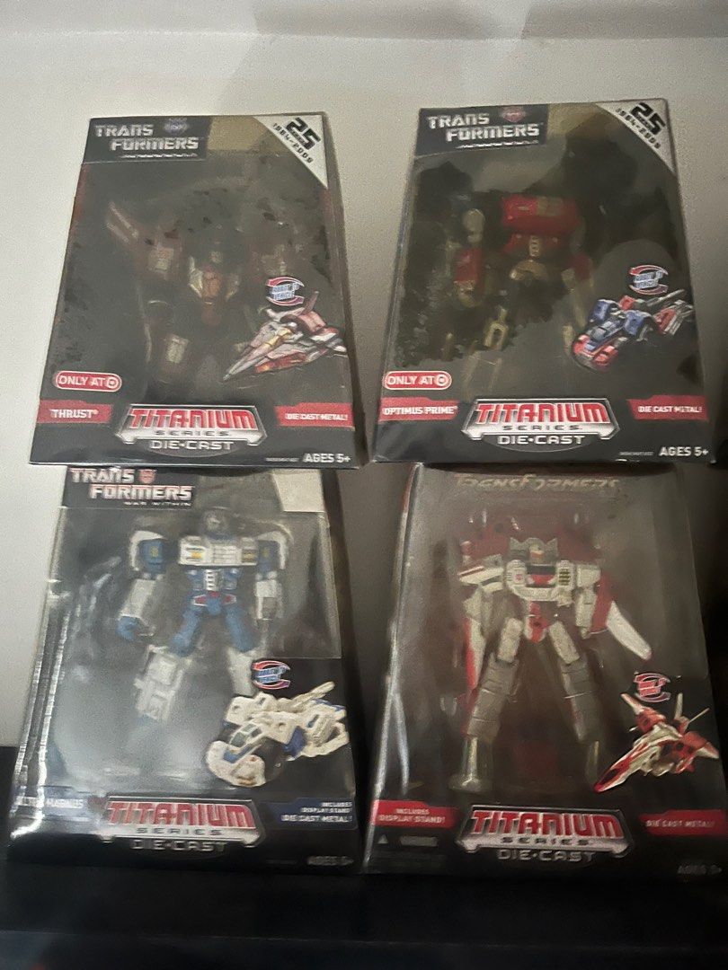 Transformers Titanium Series Optimus megatron grimlock ultra magnus ...